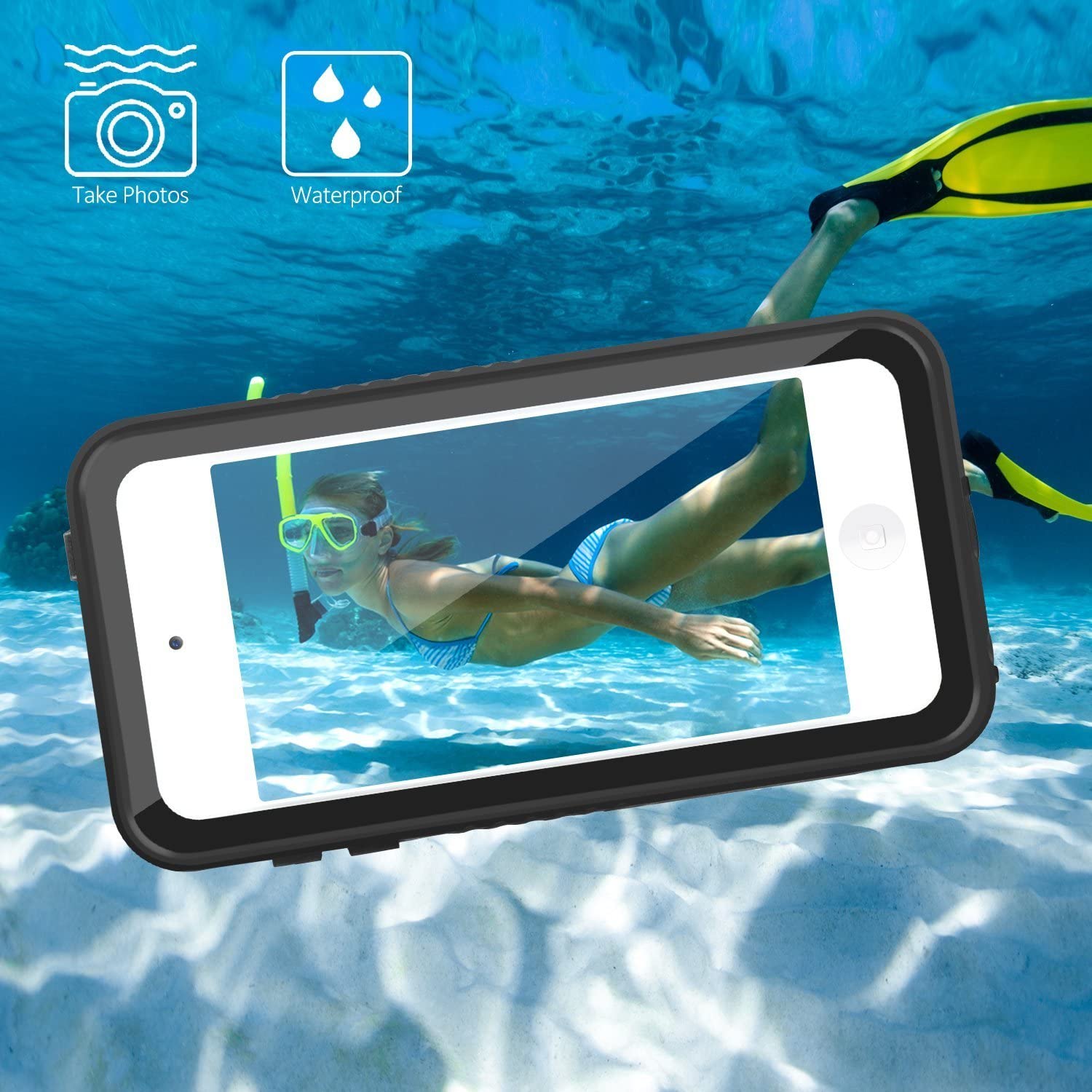 meritcase-ipod touch 5/6/7 waterproof case