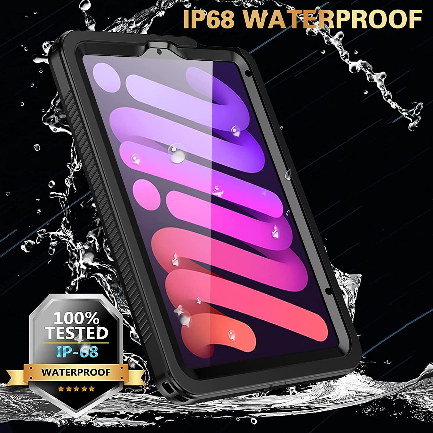 meritcase-iPad Mini 6 2021 (6th Generation) Waterproof Case Underwater ...