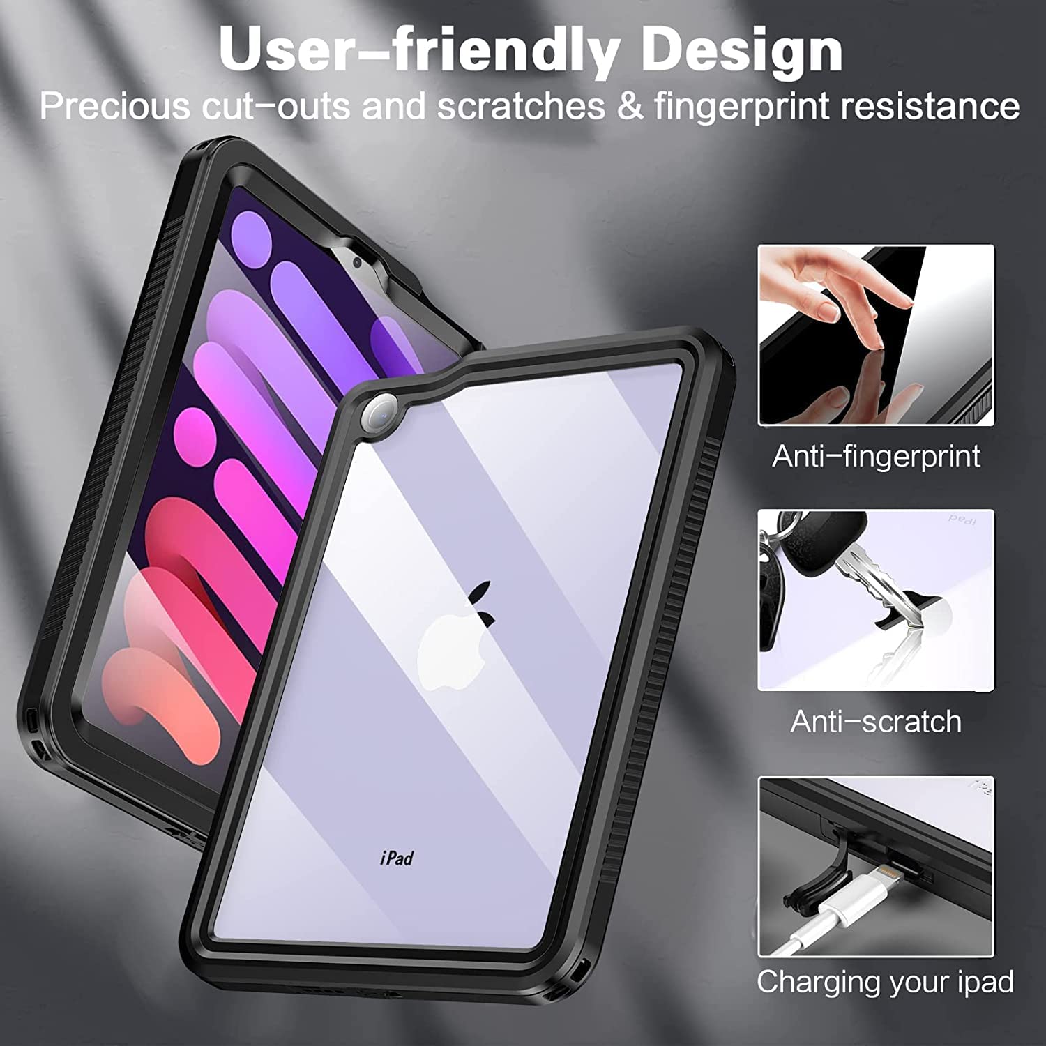 meritcase-iPad Mini 6 2021 (6th Generation) Waterproof Case Underwater ...