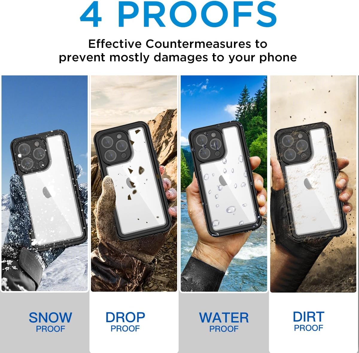 meritcase-iPhone 15 Pro Max Waterproof Case (6.7")