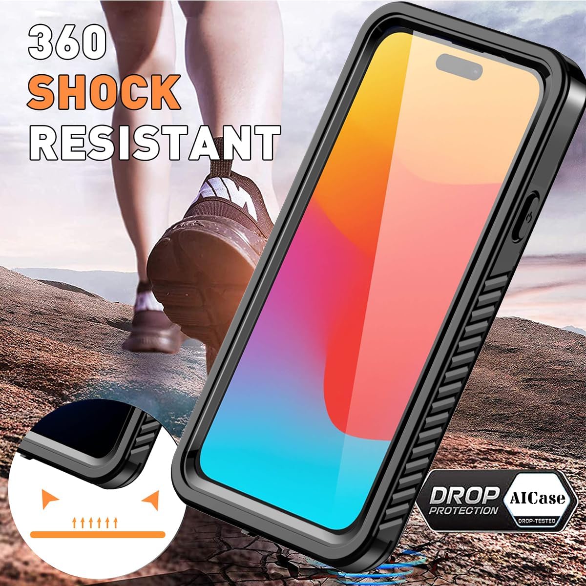 meritcase-iPhone 15 Pro Max Waterproof Case (6.7")