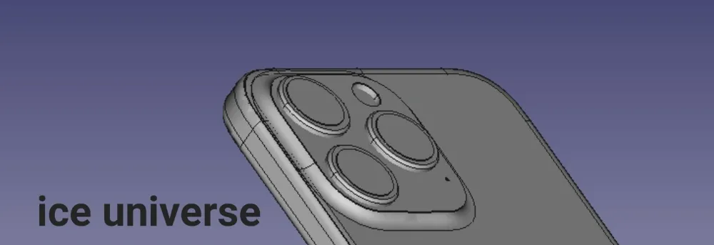 meritcase-Apple iPhone 15 Pro Max phone CAD rendering exposure: body ...